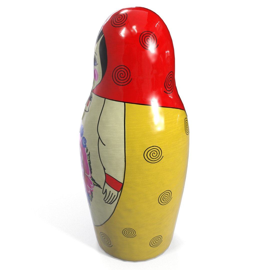 3d Babushka Nesting Doll