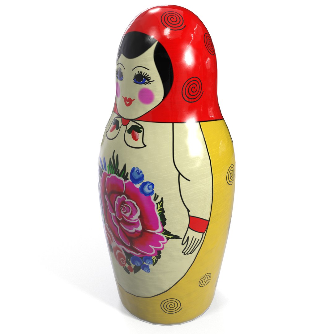 3d Babushka Nesting Doll