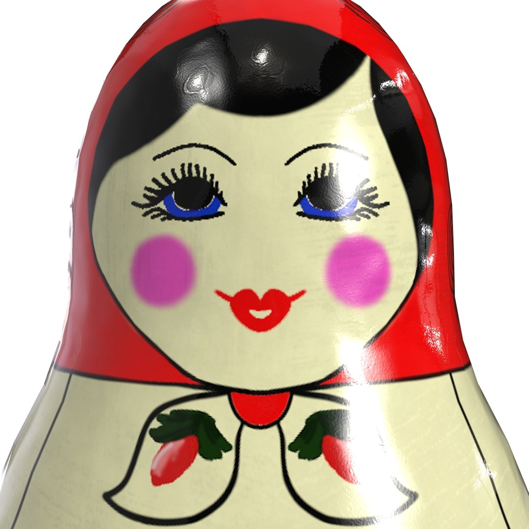 3d Babushka Nesting Doll