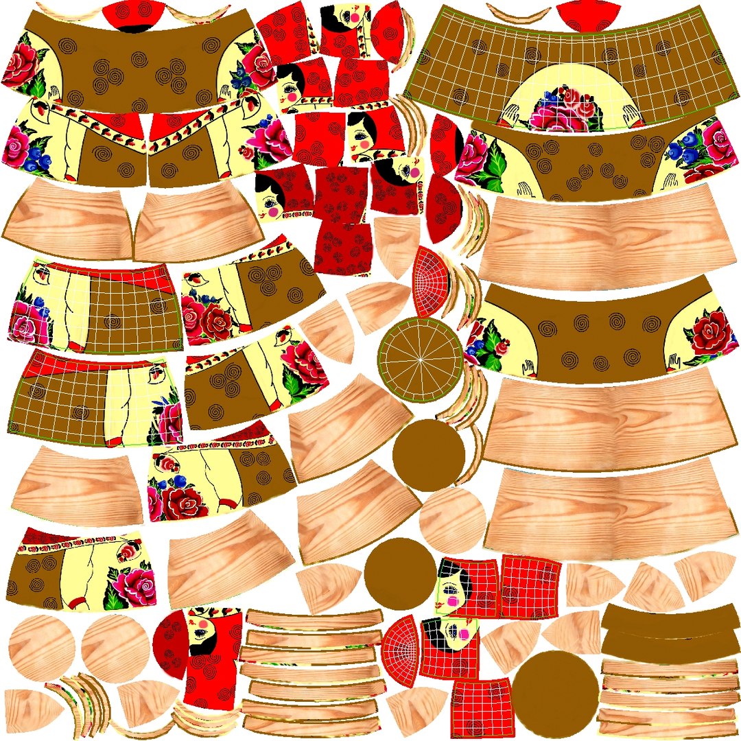 3d Babushka Nesting Doll