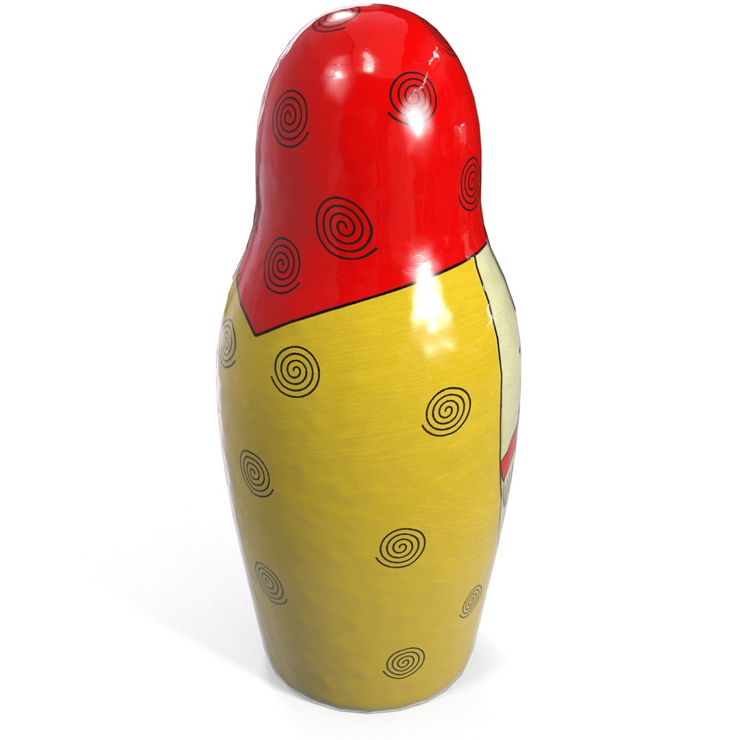 3d Babushka Nesting Doll