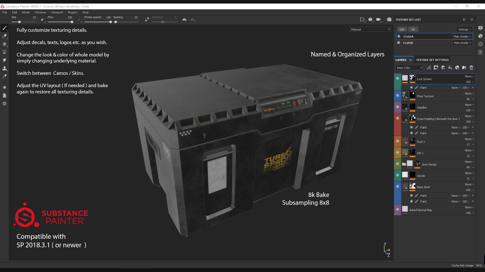 3D model loot crate - pbr - TurboSquid 1371189