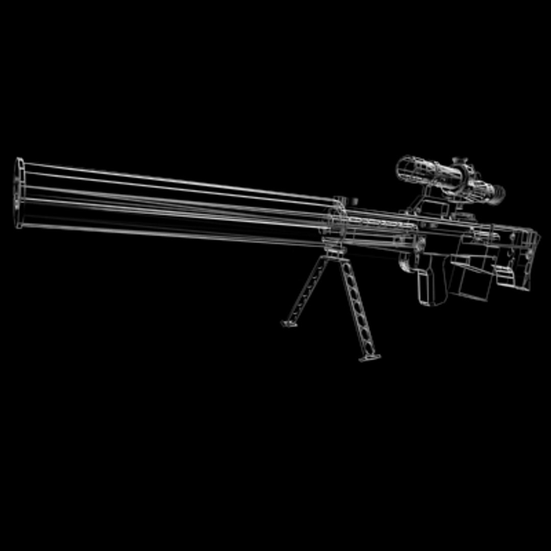 Vssk Vychlop Rifle Sniper 3d Model