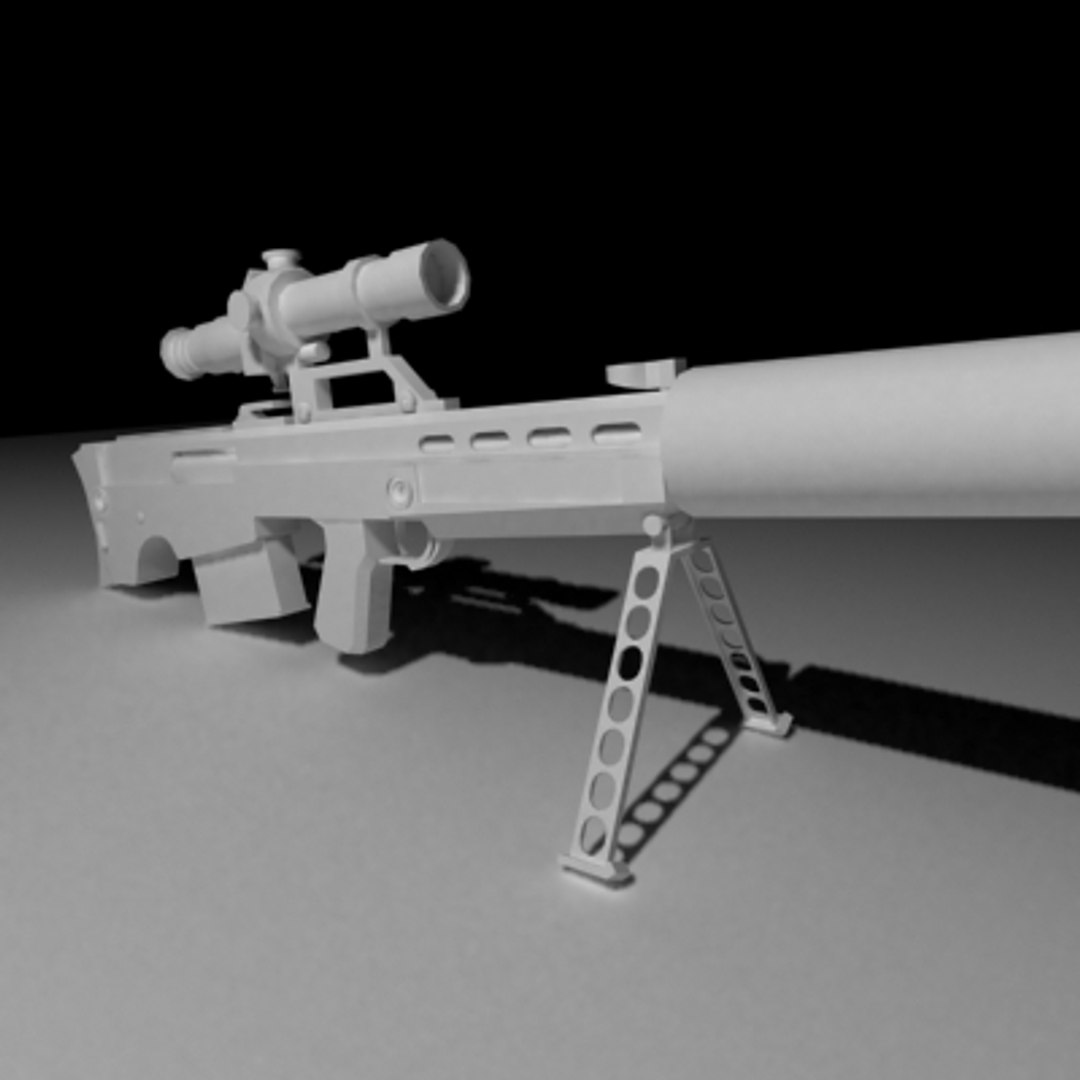 Vssk Vychlop Rifle Sniper 3d Model