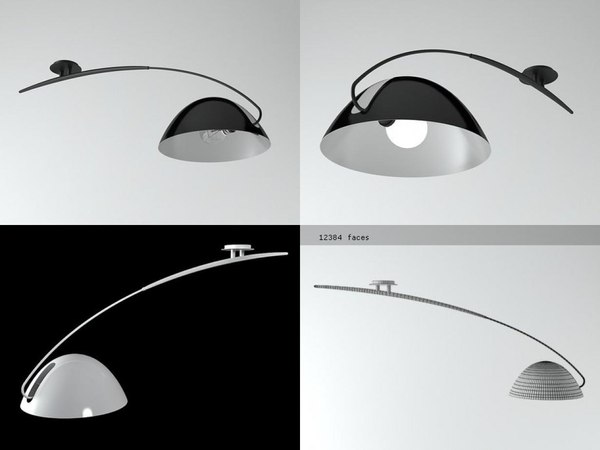 Pluma pendant lamp 3D model - TurboSquid 1188732