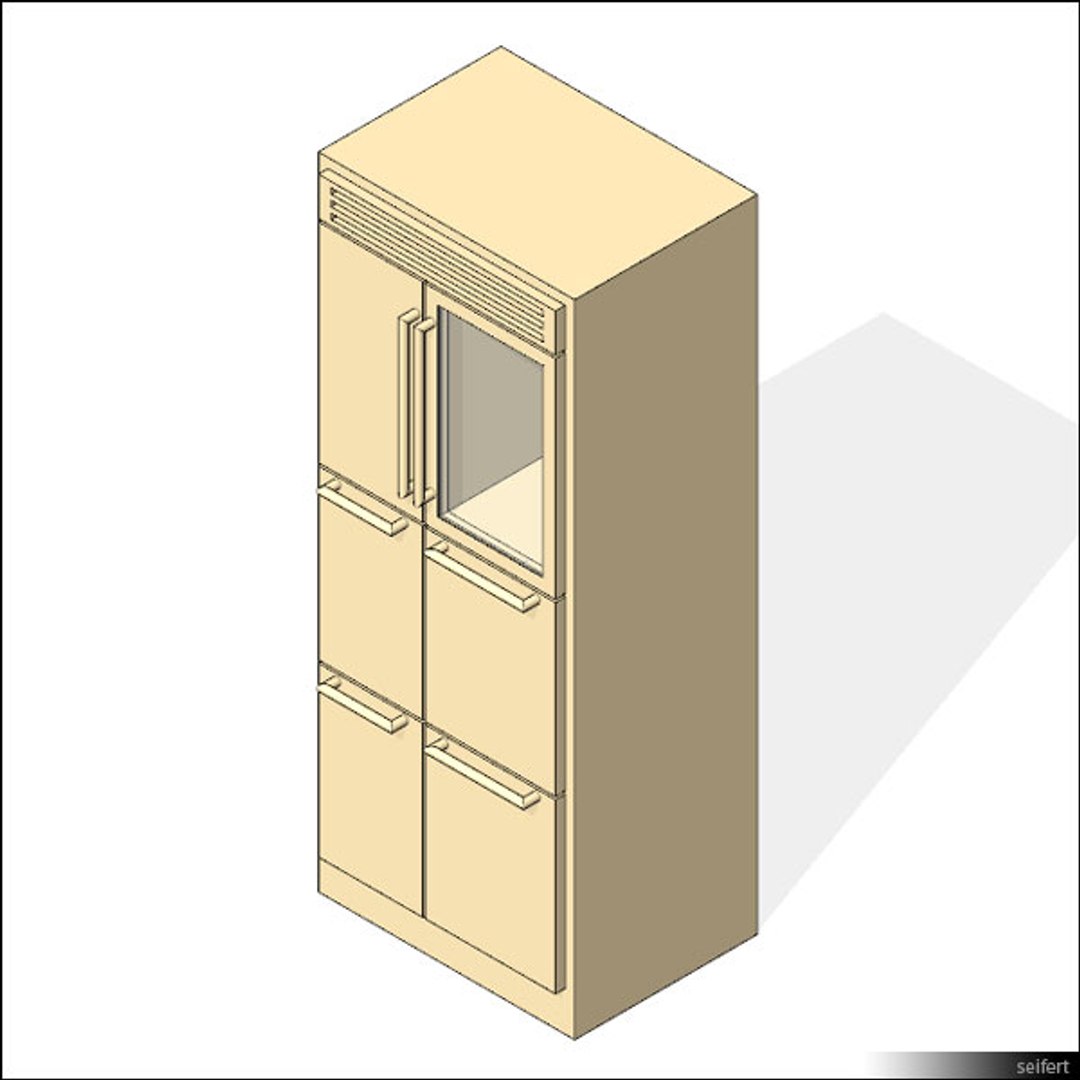 Refrigerator 3d Model