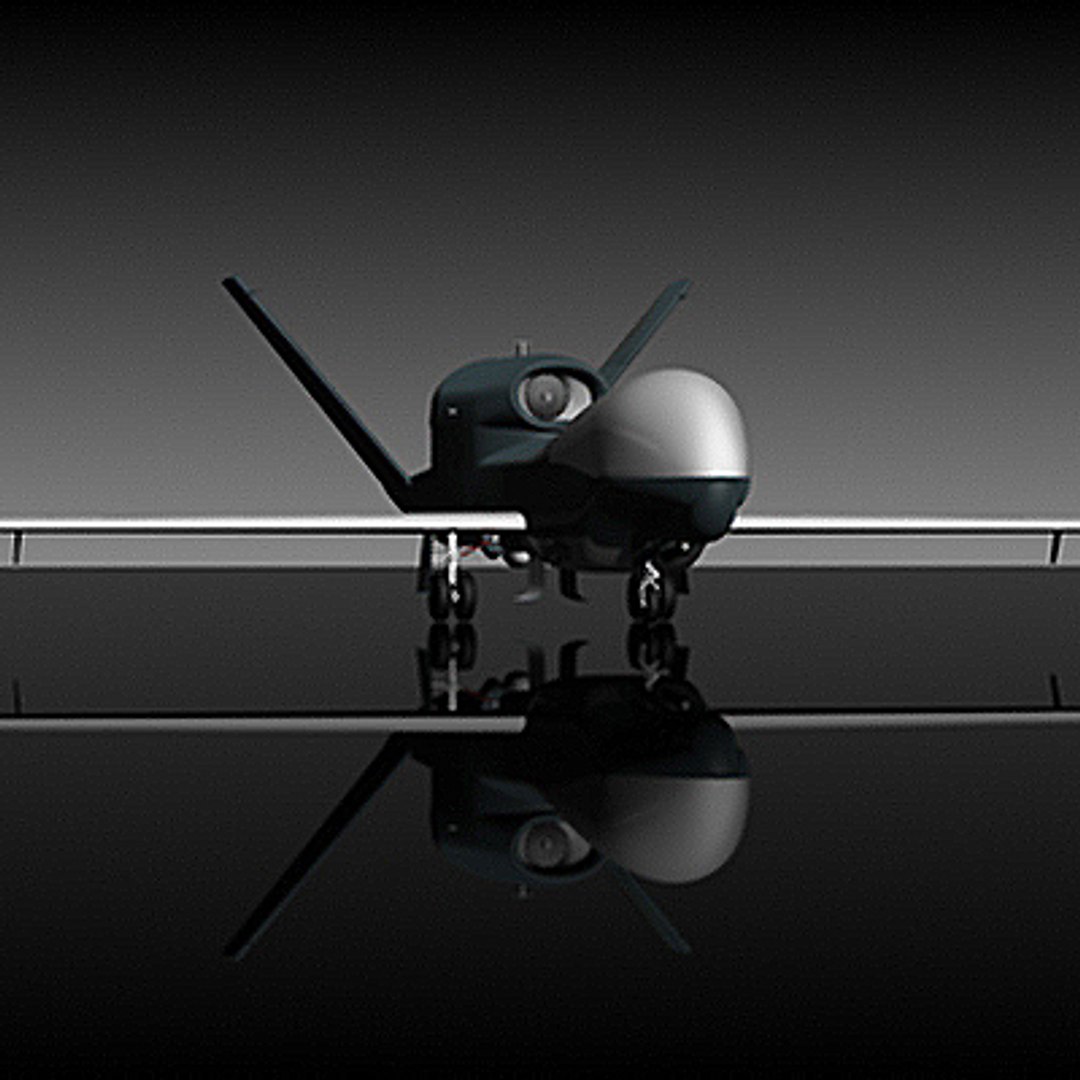 Northop Global Hawk 3d Model