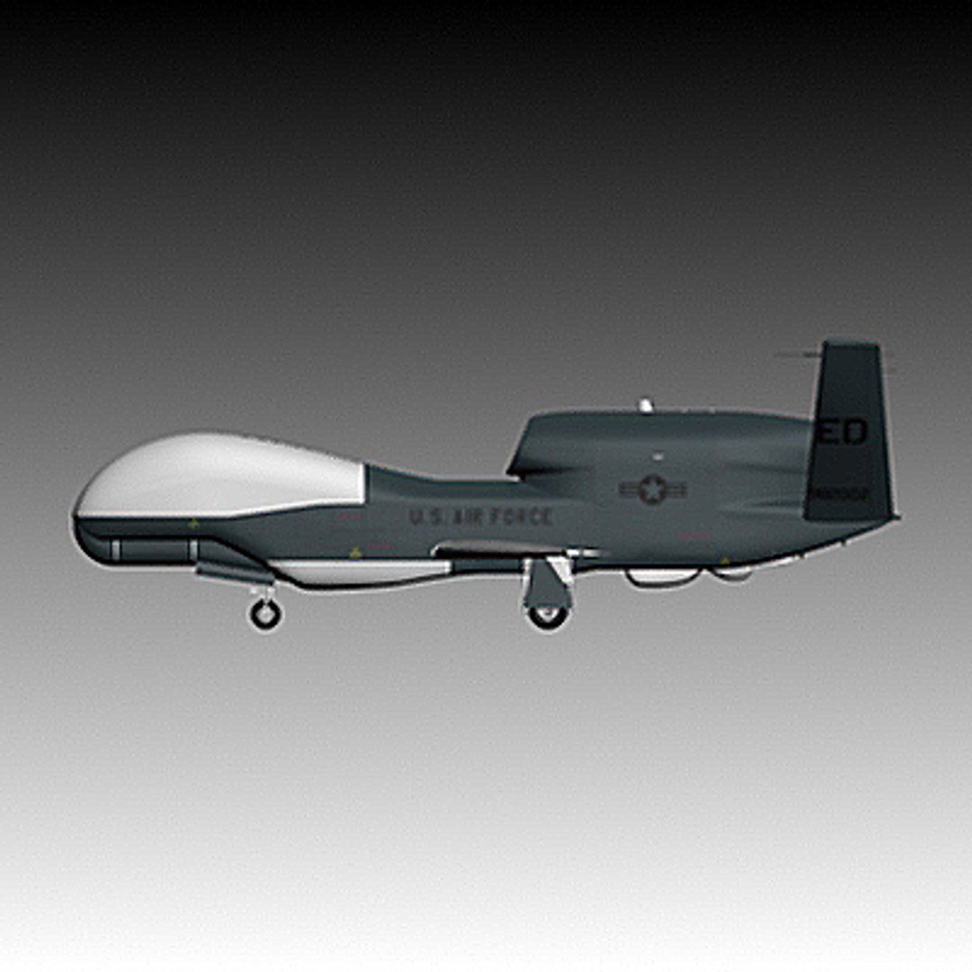 Northop Global Hawk 3d Model