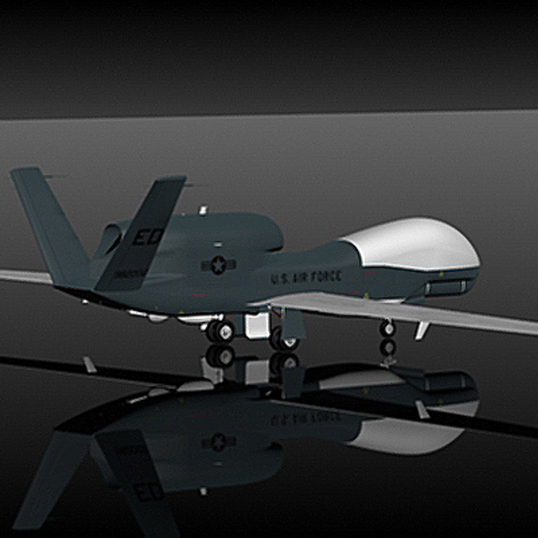 Northop Global Hawk 3d Model