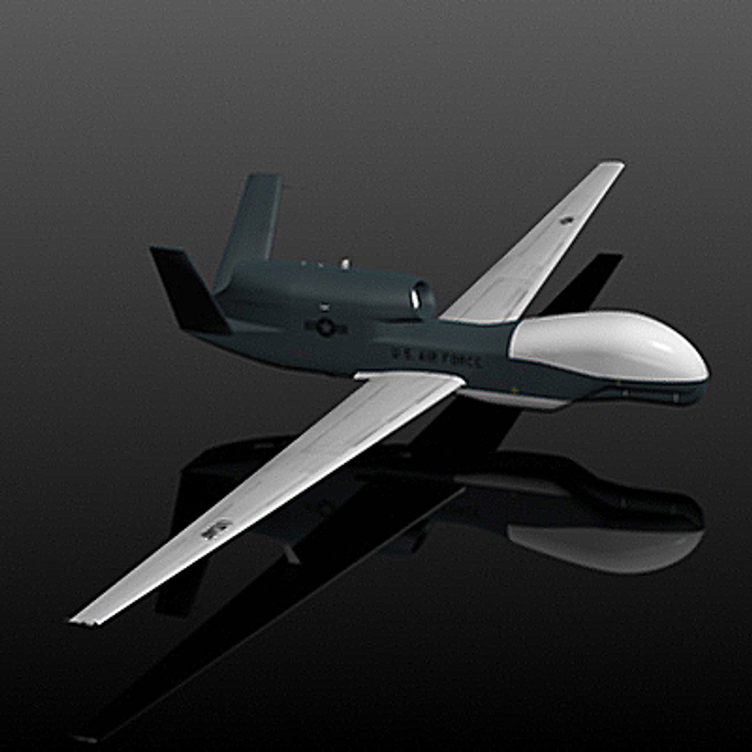 Northop Global Hawk 3d Model