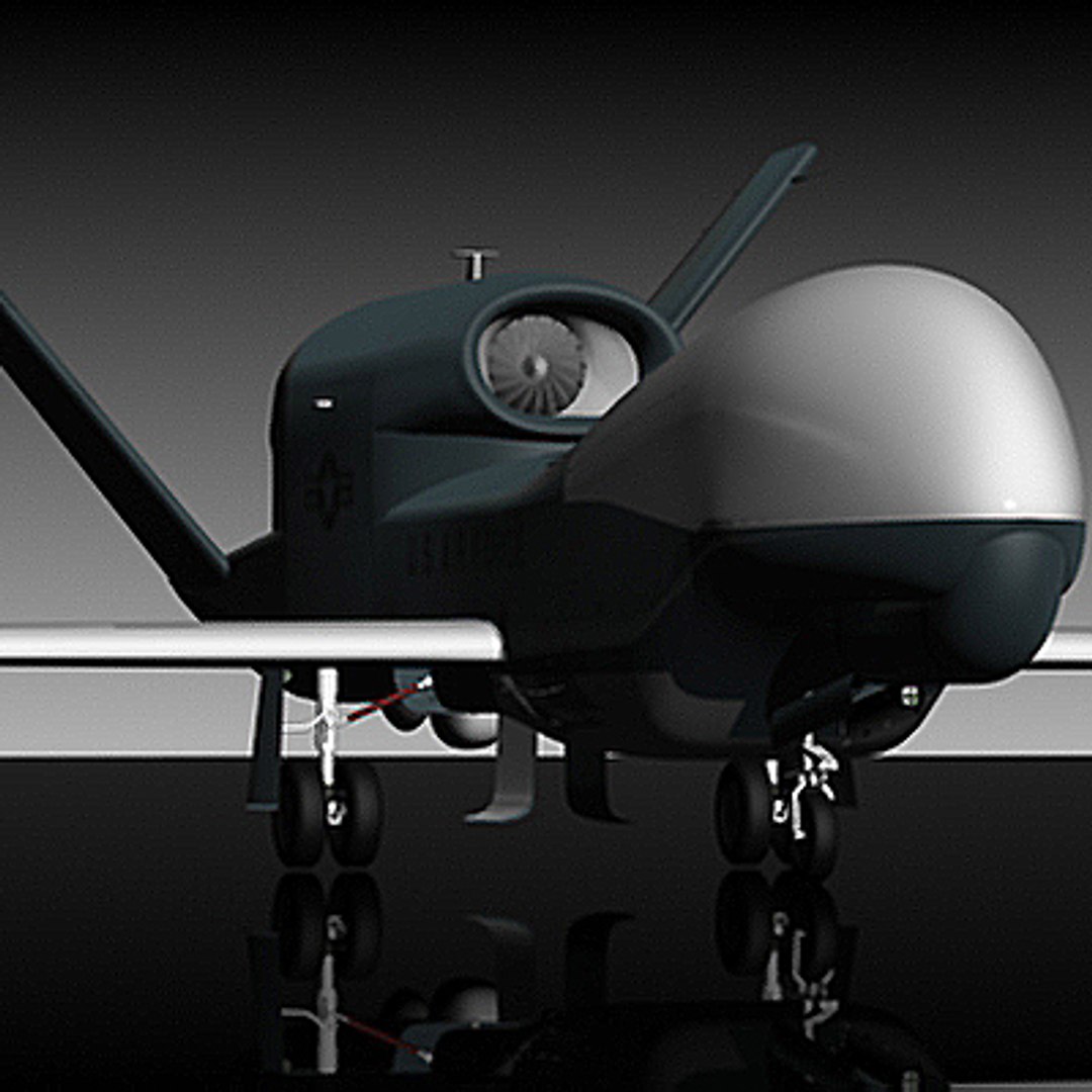 Northop Global Hawk 3d Model