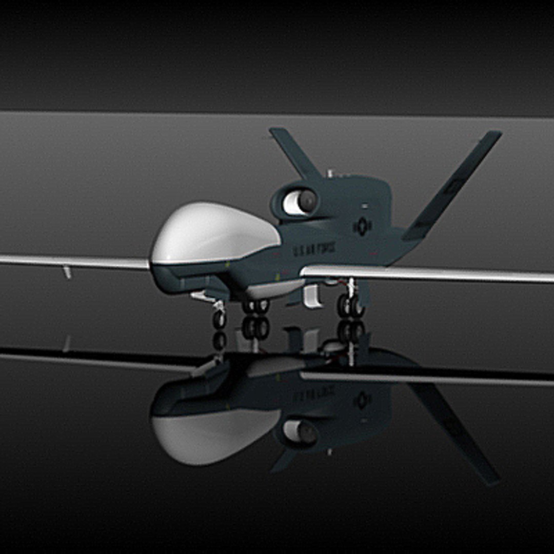 Northop Global Hawk 3d Model