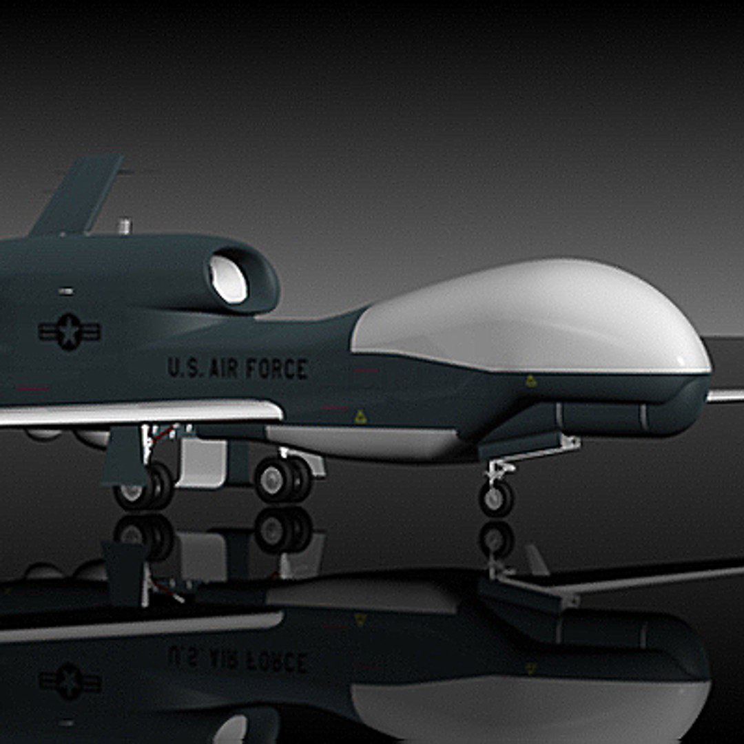Northop Global Hawk 3d Model