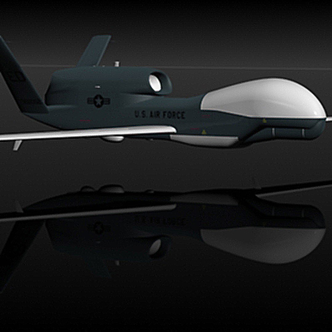 Northop Global Hawk 3d Model