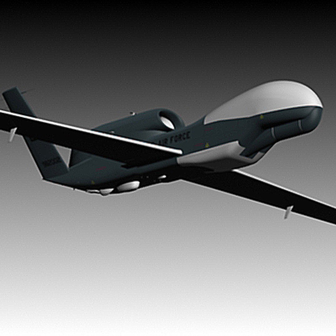 Northop Global Hawk 3d Model