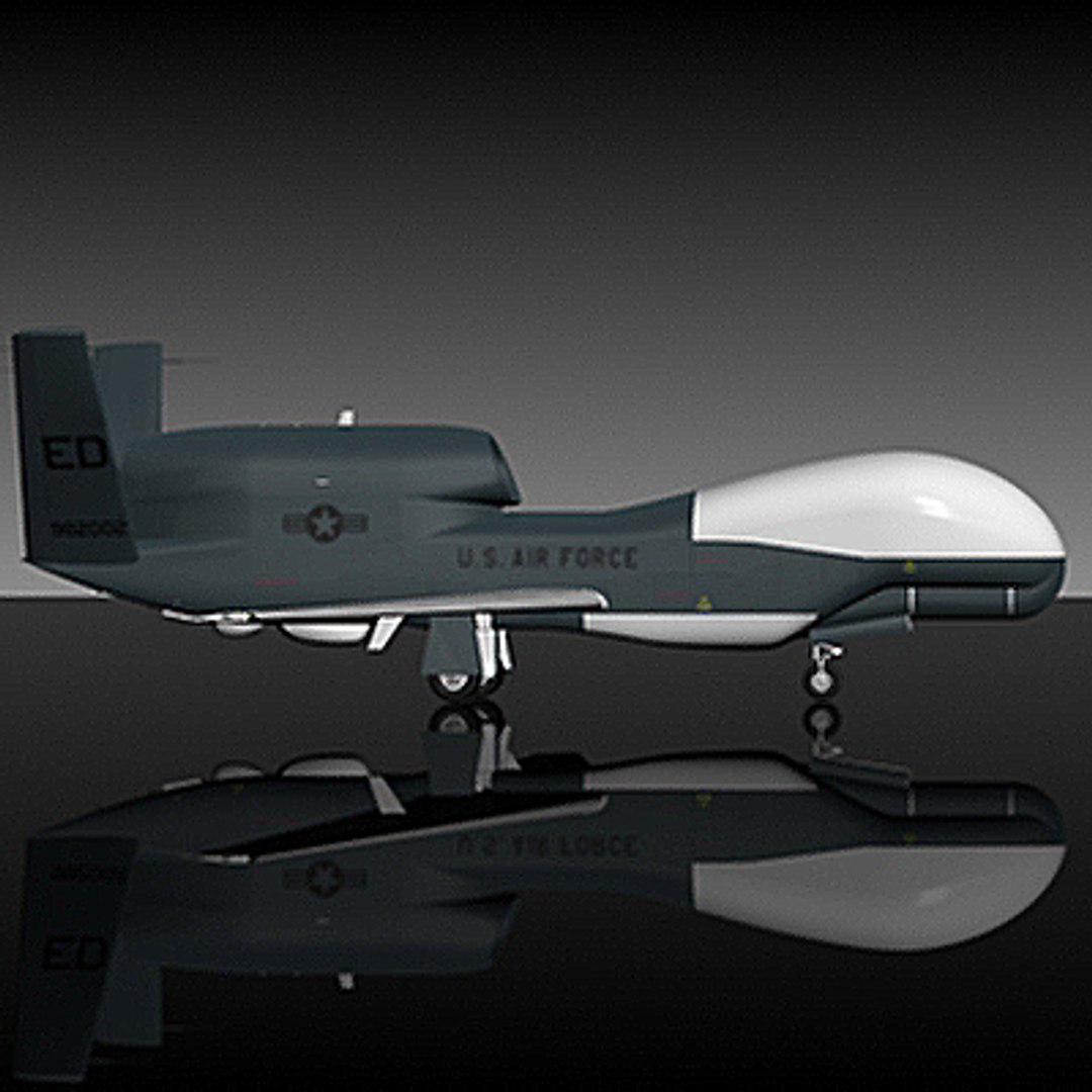 Northop Global Hawk 3d Model