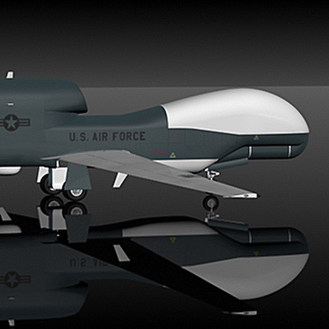 Northop Global Hawk 3d Model