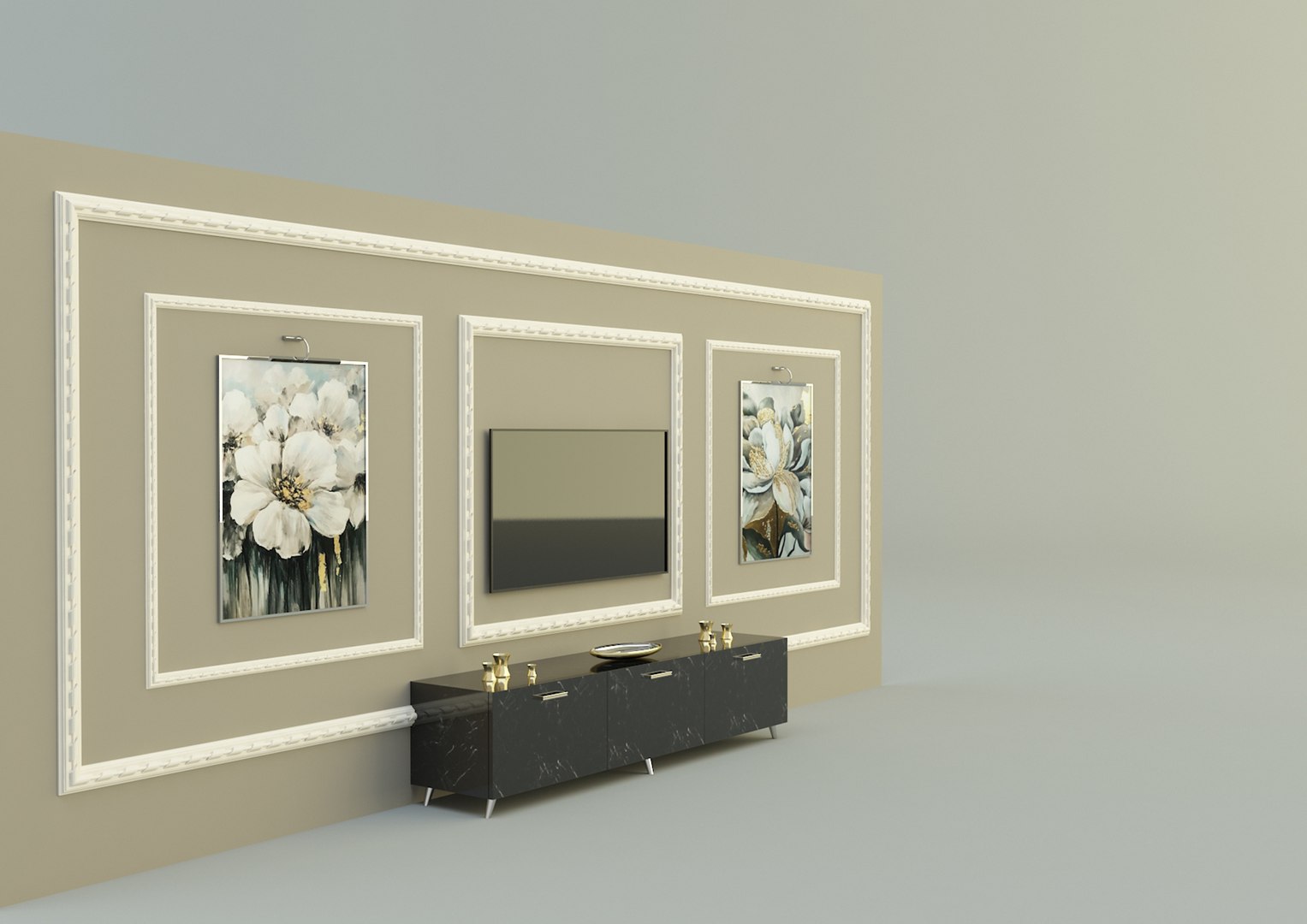 Tv Unit Design Model - TurboSquid 2069602