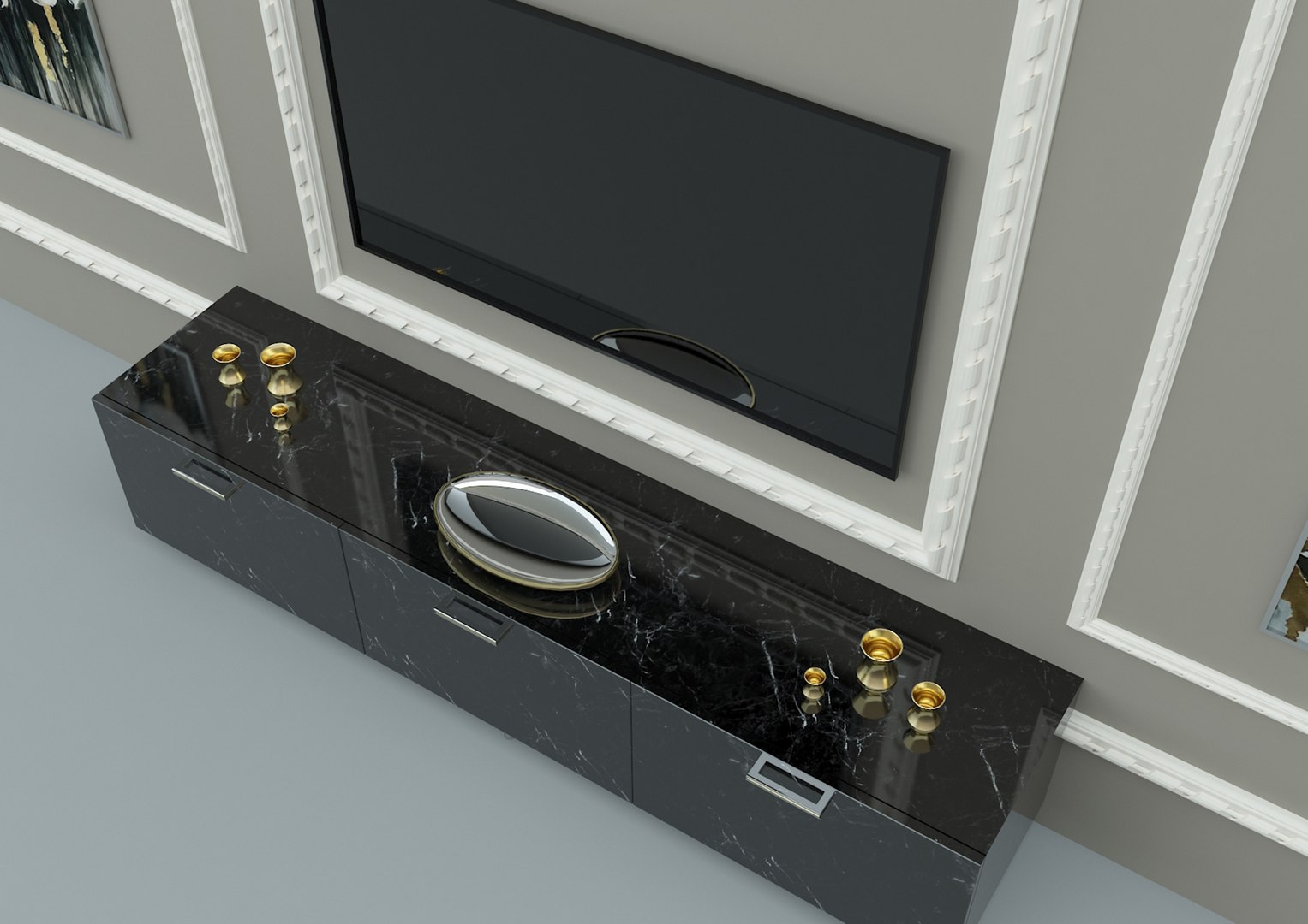 Tv Unit Design Model - TurboSquid 2069602