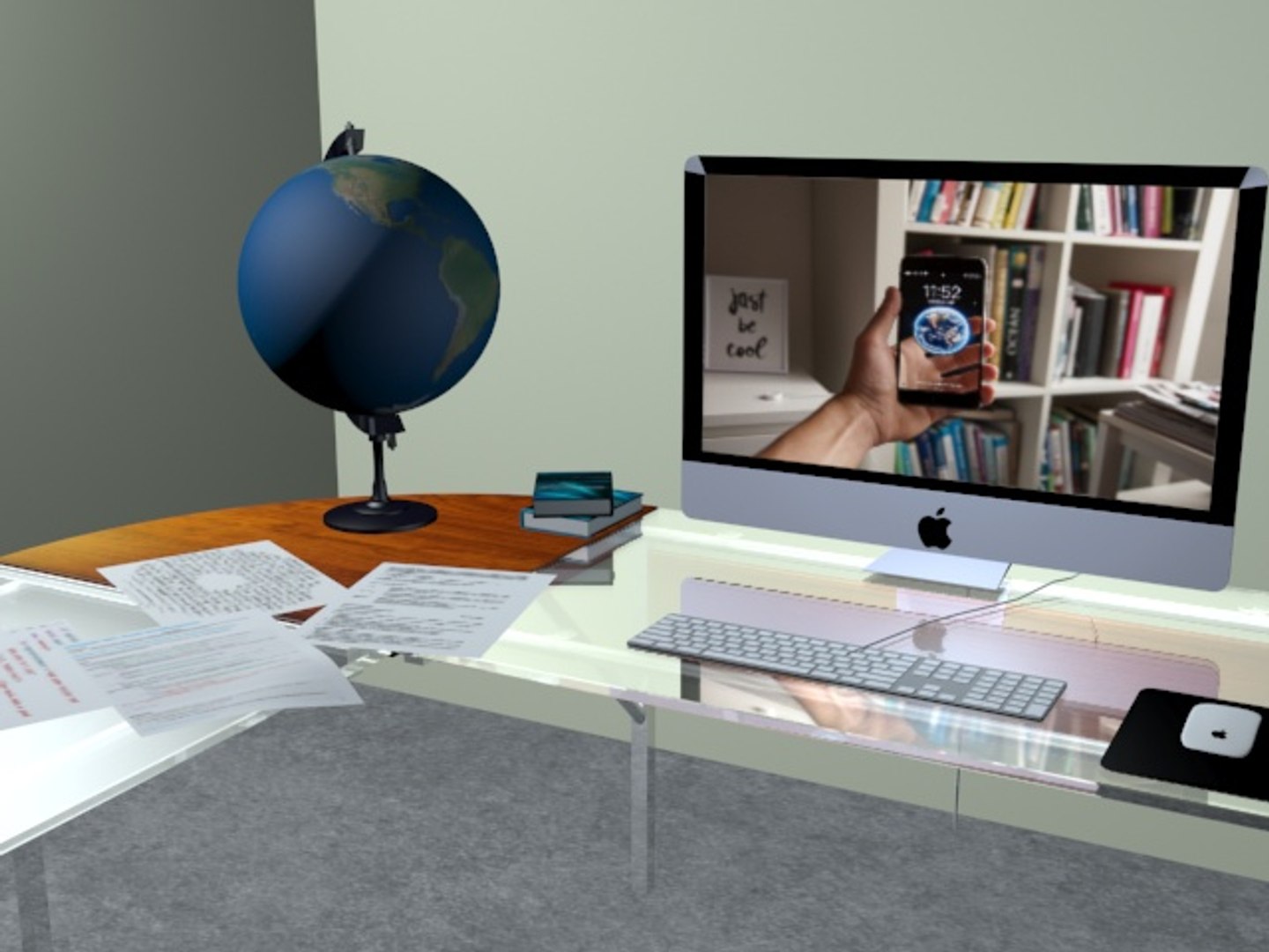 Computer Desk 3D Model - TurboSquid 1281608