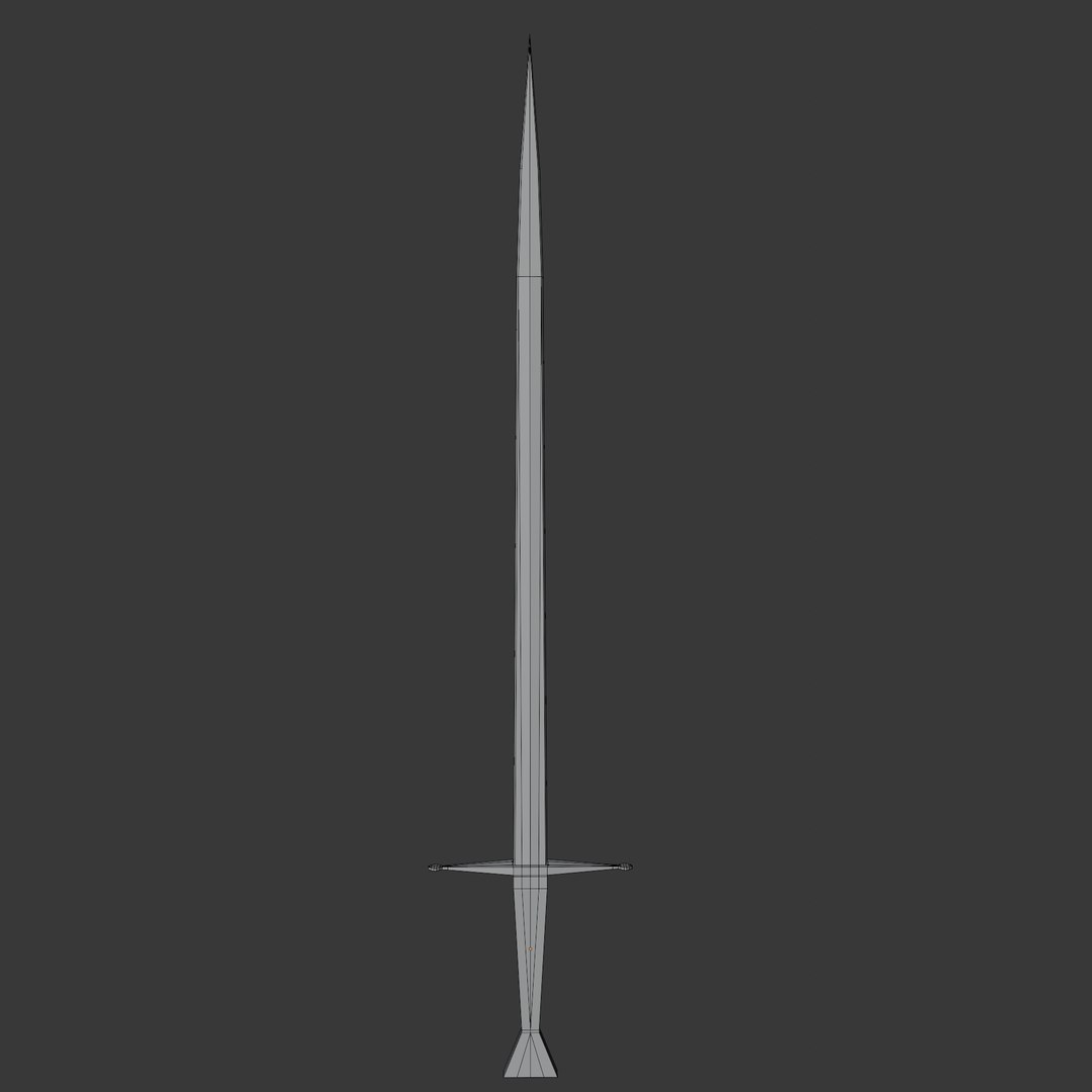 Basic Sword Low Poly 3D - TurboSquid 2243767