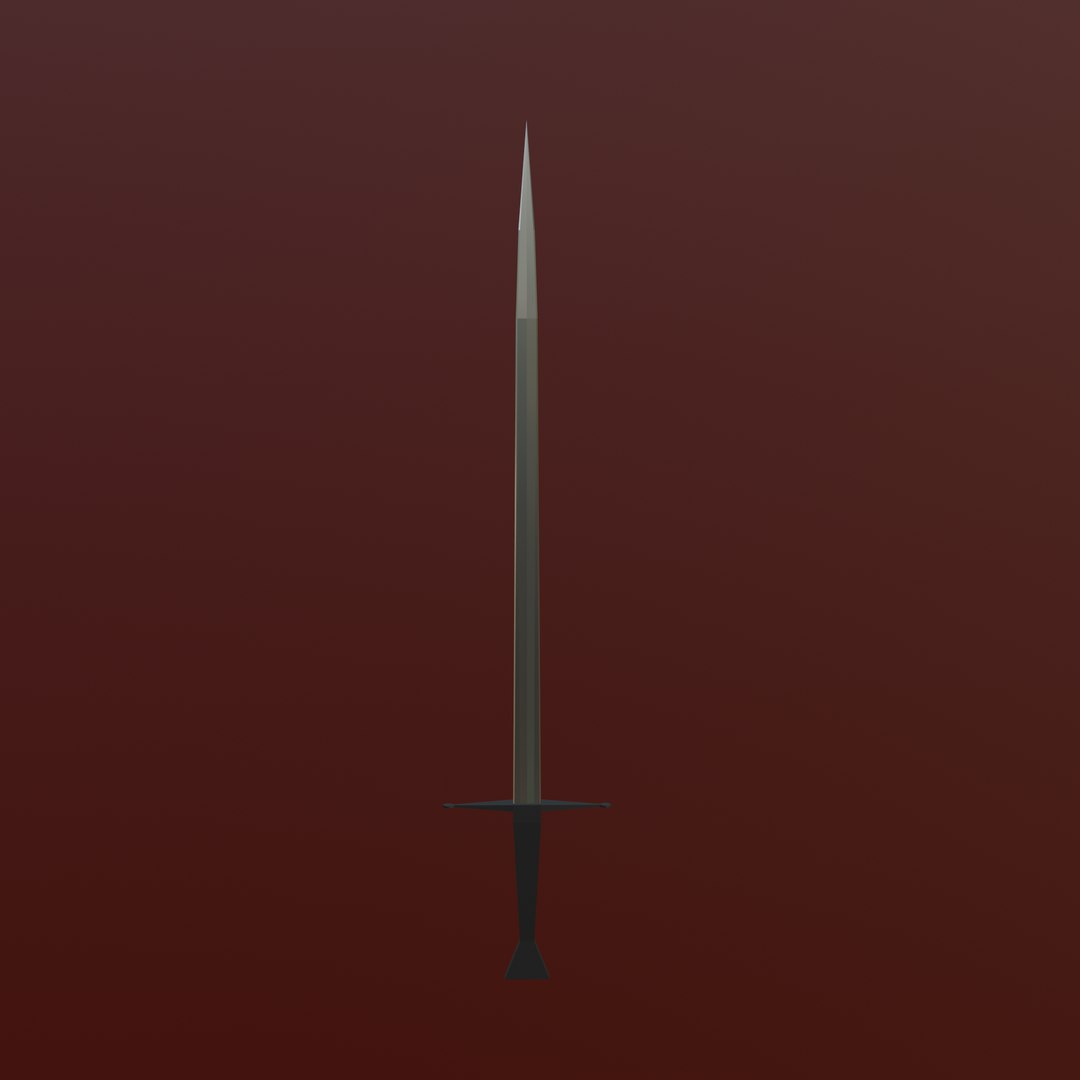 Basic Sword Low Poly 3D - TurboSquid 2243767