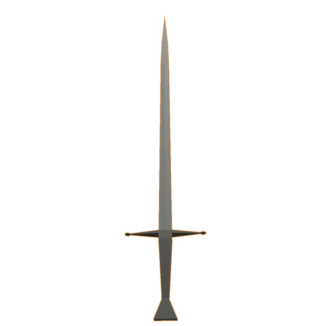 Basic Sword Low Poly 3D - TurboSquid 2243767