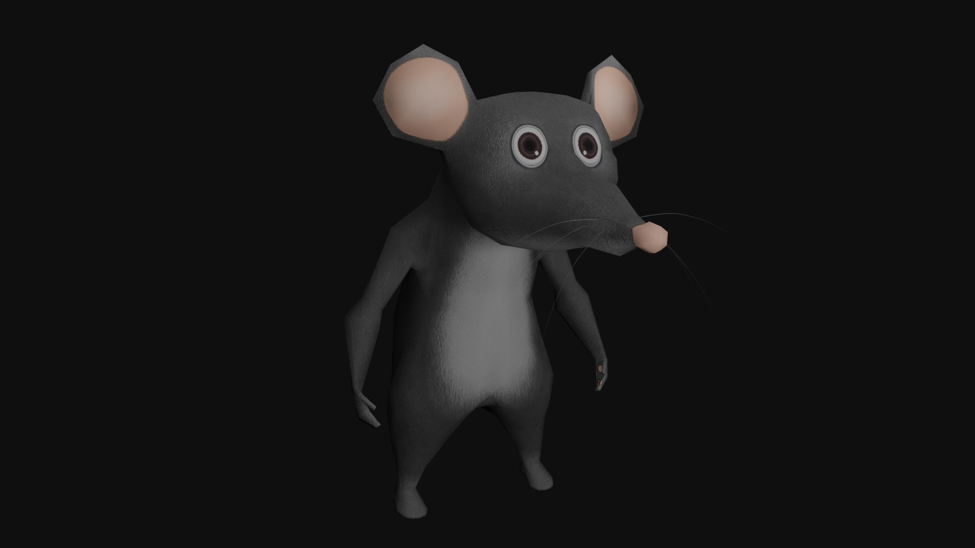 3D Cartoon Rat - TurboSquid 2169706