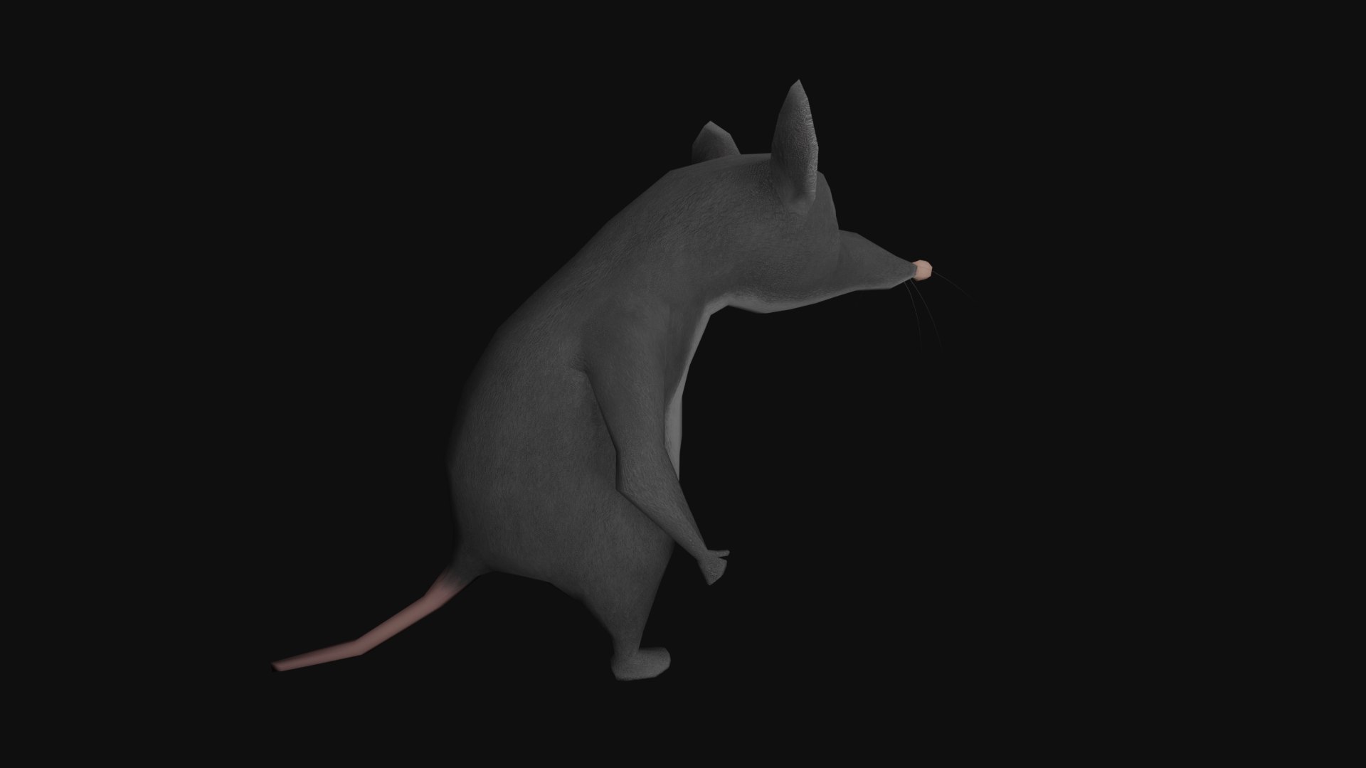 3D Cartoon Rat - TurboSquid 2169706