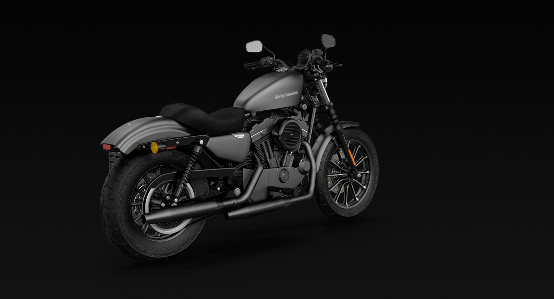 3D Harley-davidson Iron 883 - TurboSquid 1219367