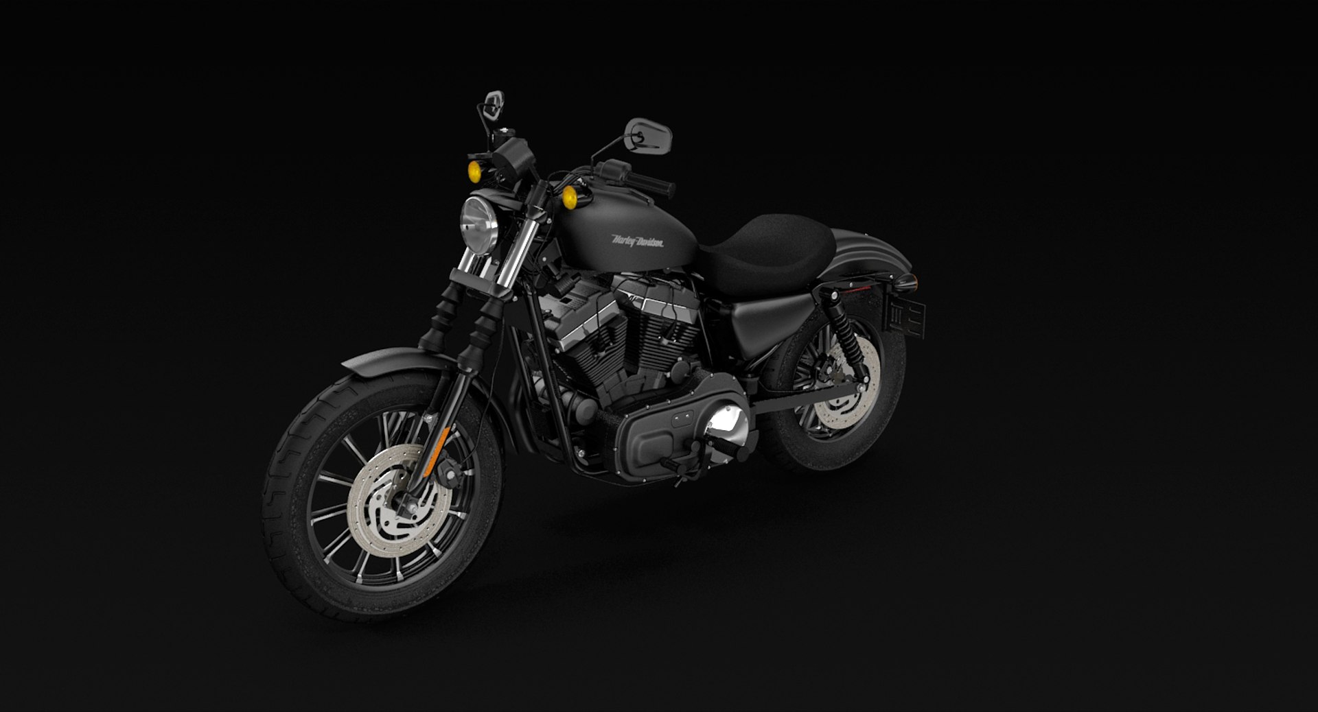 3D Harley-davidson Iron 883 - TurboSquid 1219367