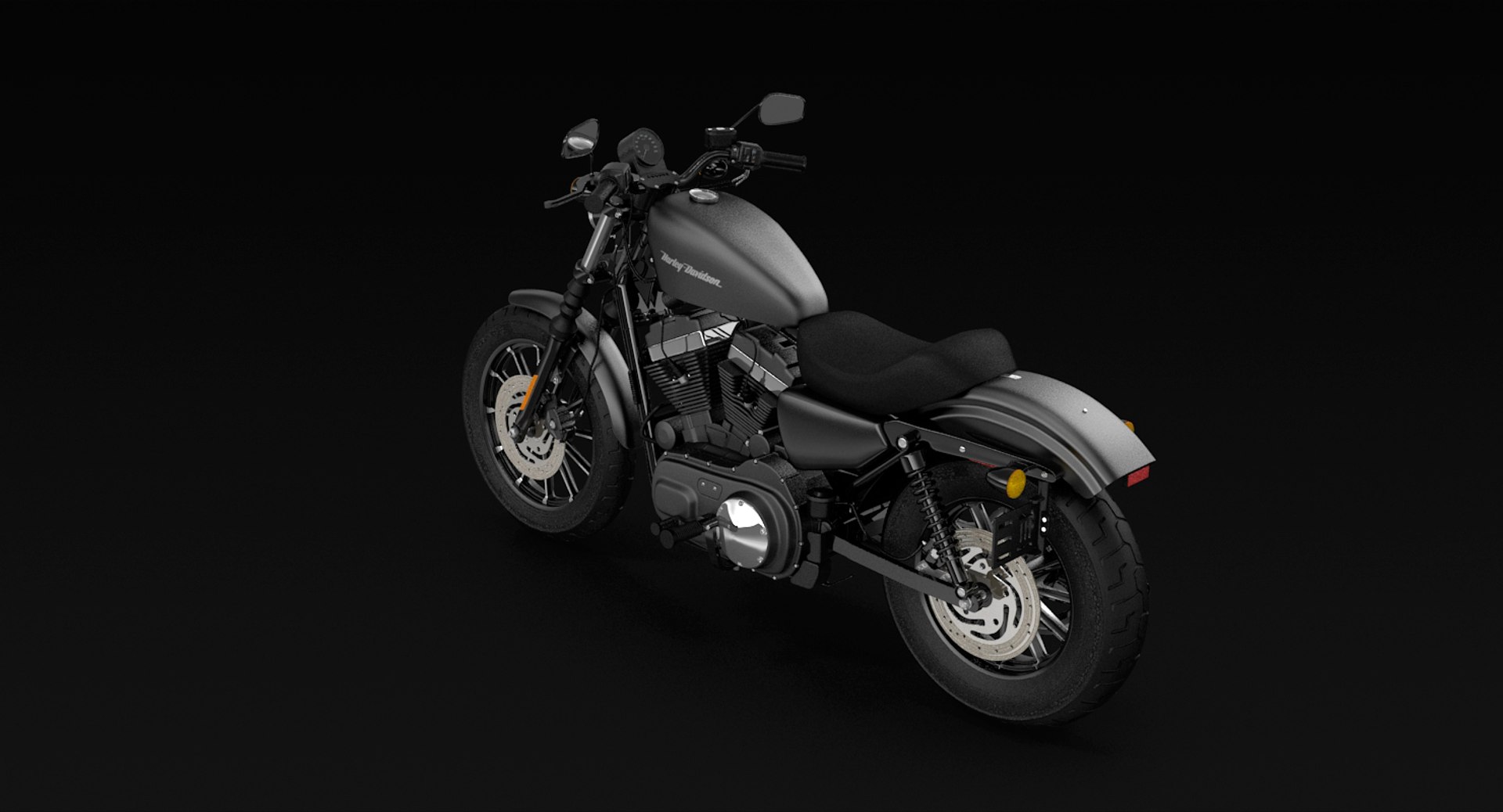 3D Harley-davidson Iron 883 - TurboSquid 1219367
