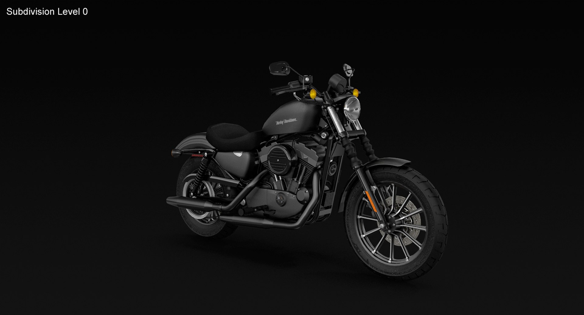 3D Harley-davidson Iron 883 - TurboSquid 1219367