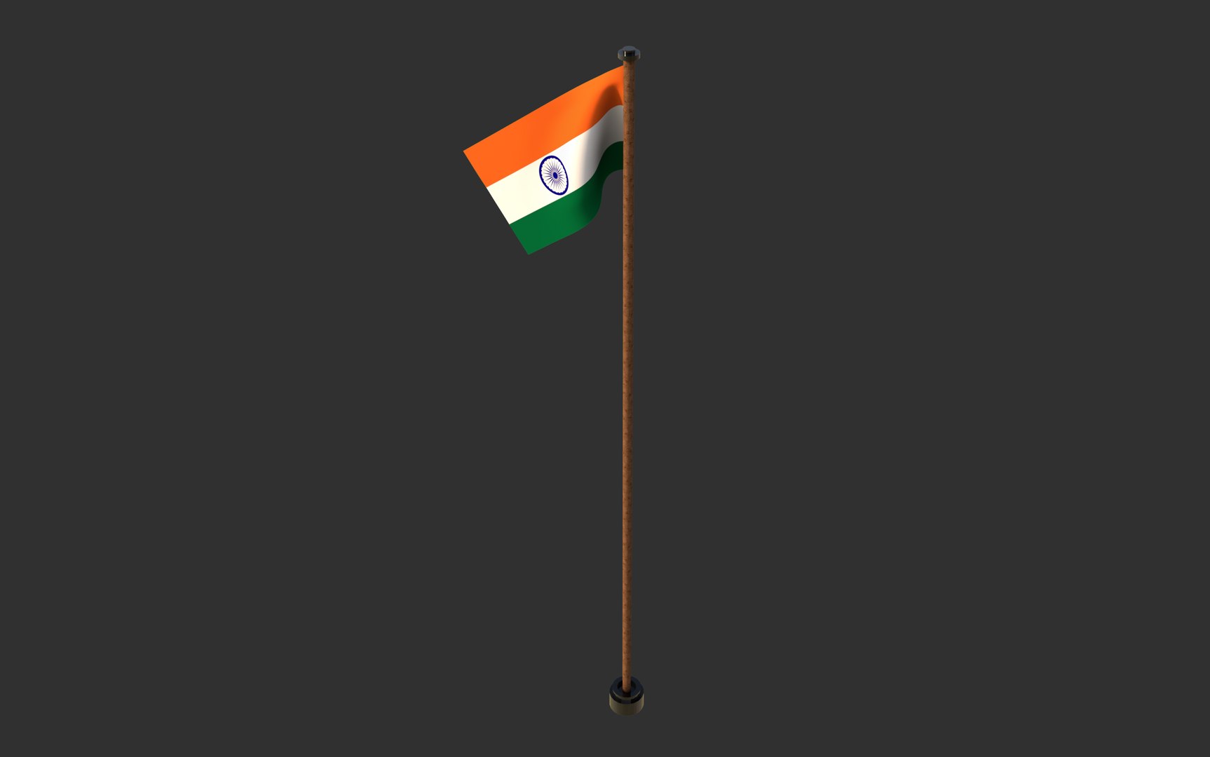 Free Indian Flag 3D Model - TurboSquid 2337006