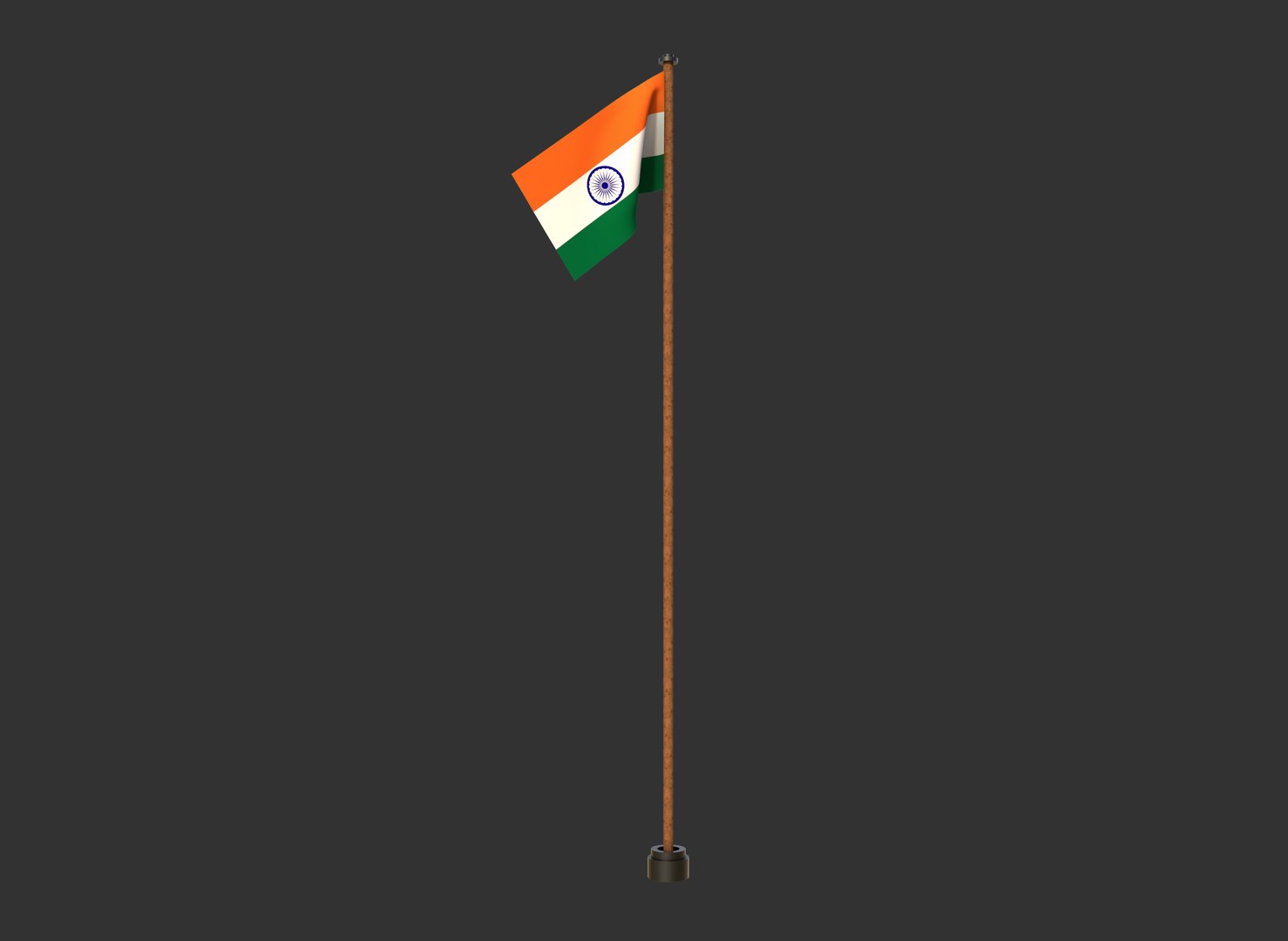 Free Indian Flag 3D Model - TurboSquid 2337006