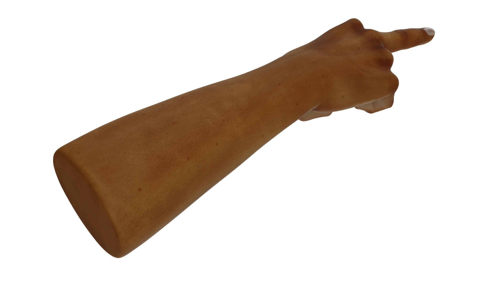 3D Hand Of Dark Skinned Man Middle Finger Sign Model - TurboSquid 2194296