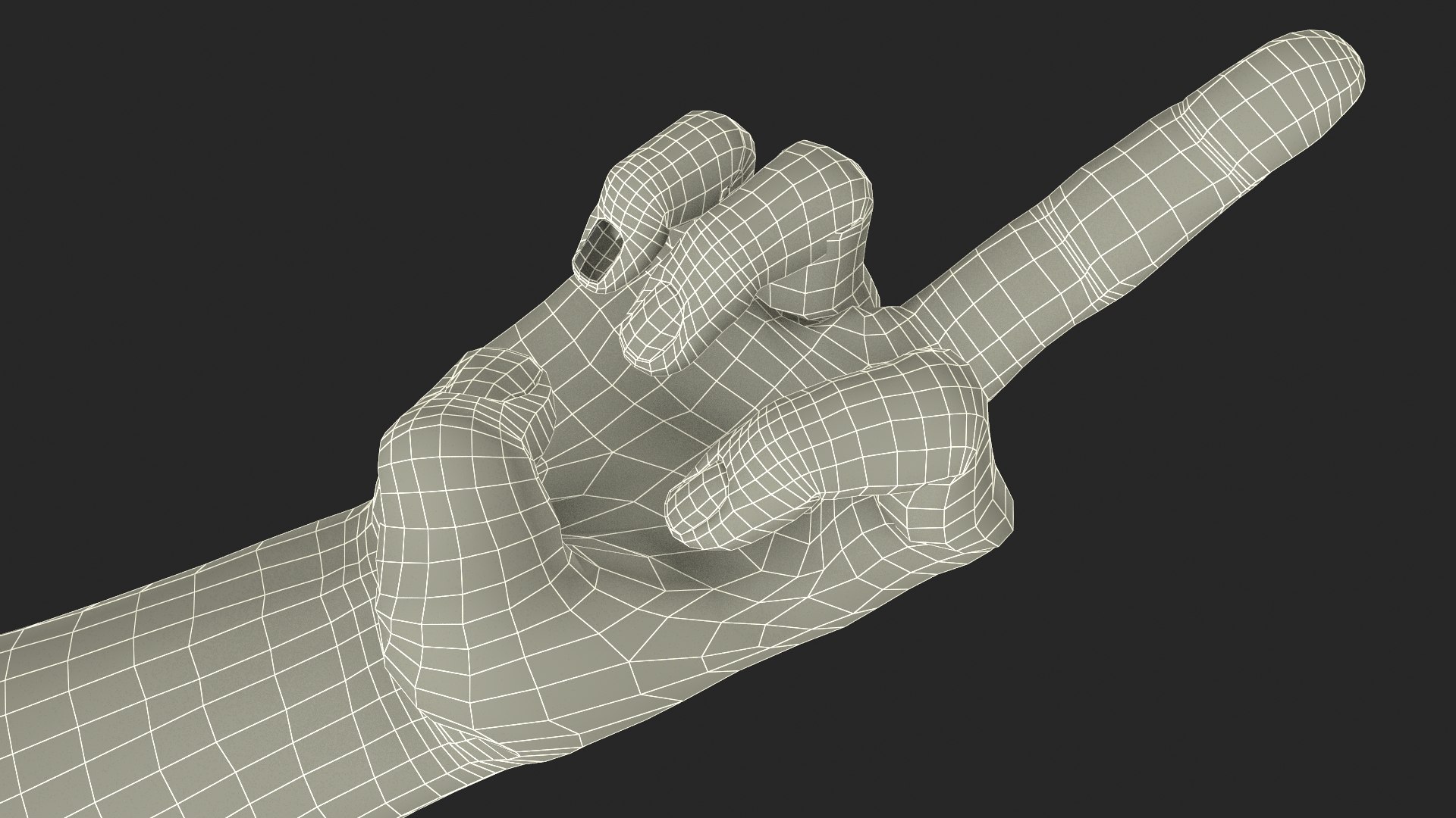 3D Hand Of Dark Skinned Man Middle Finger Sign Model - TurboSquid 2194296