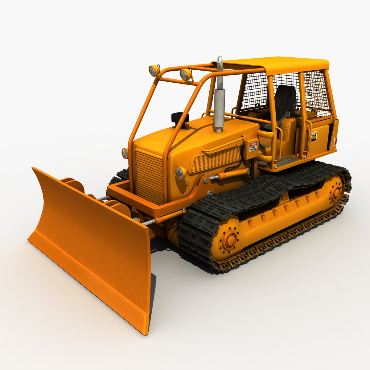 bulldozer dozer 3d model