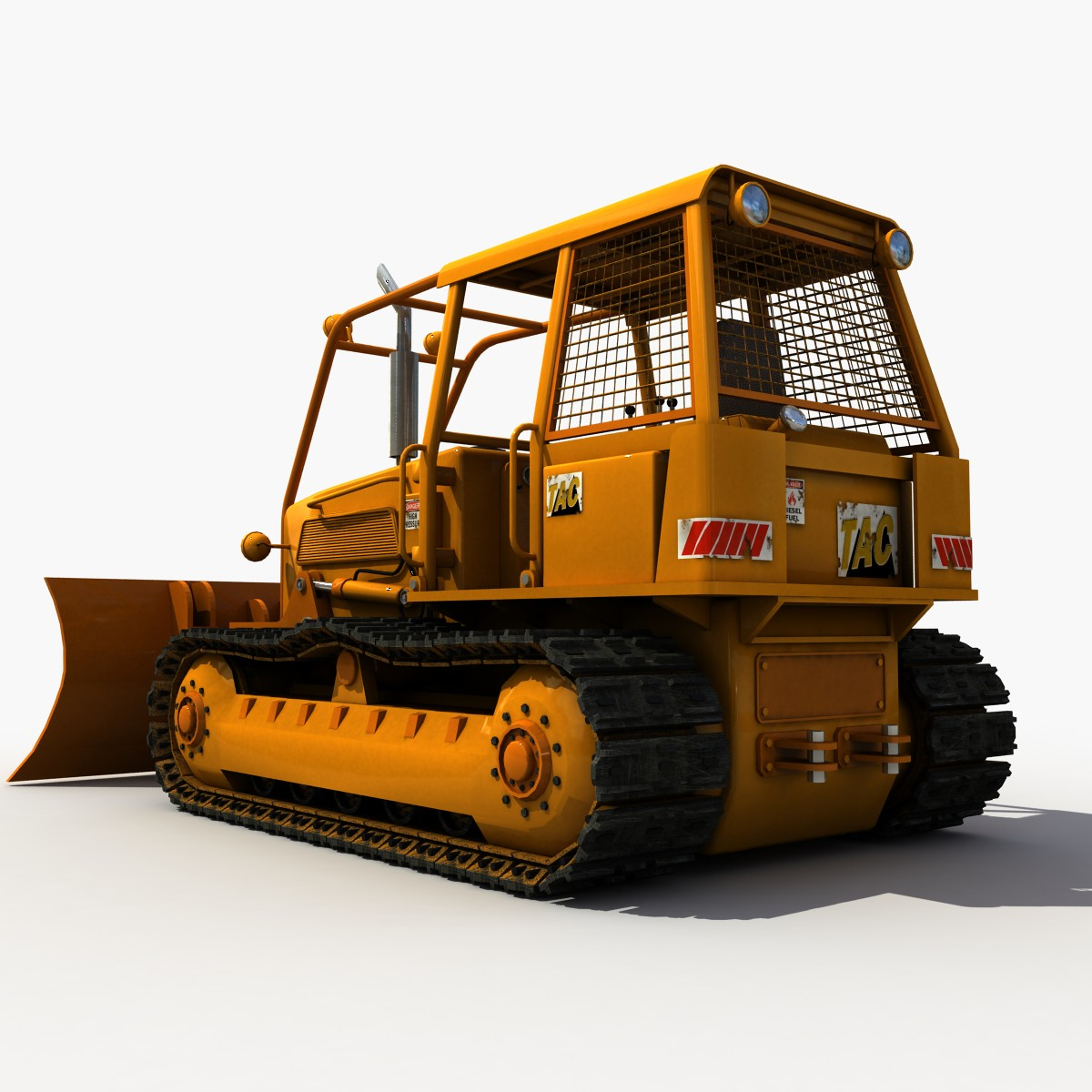 bulldozer dozer 3d model