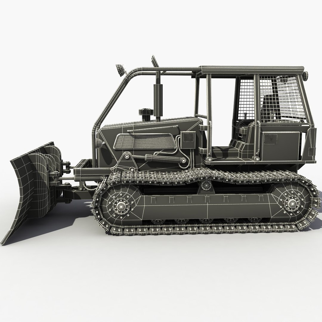 Bulldozer Dozer 3d Model