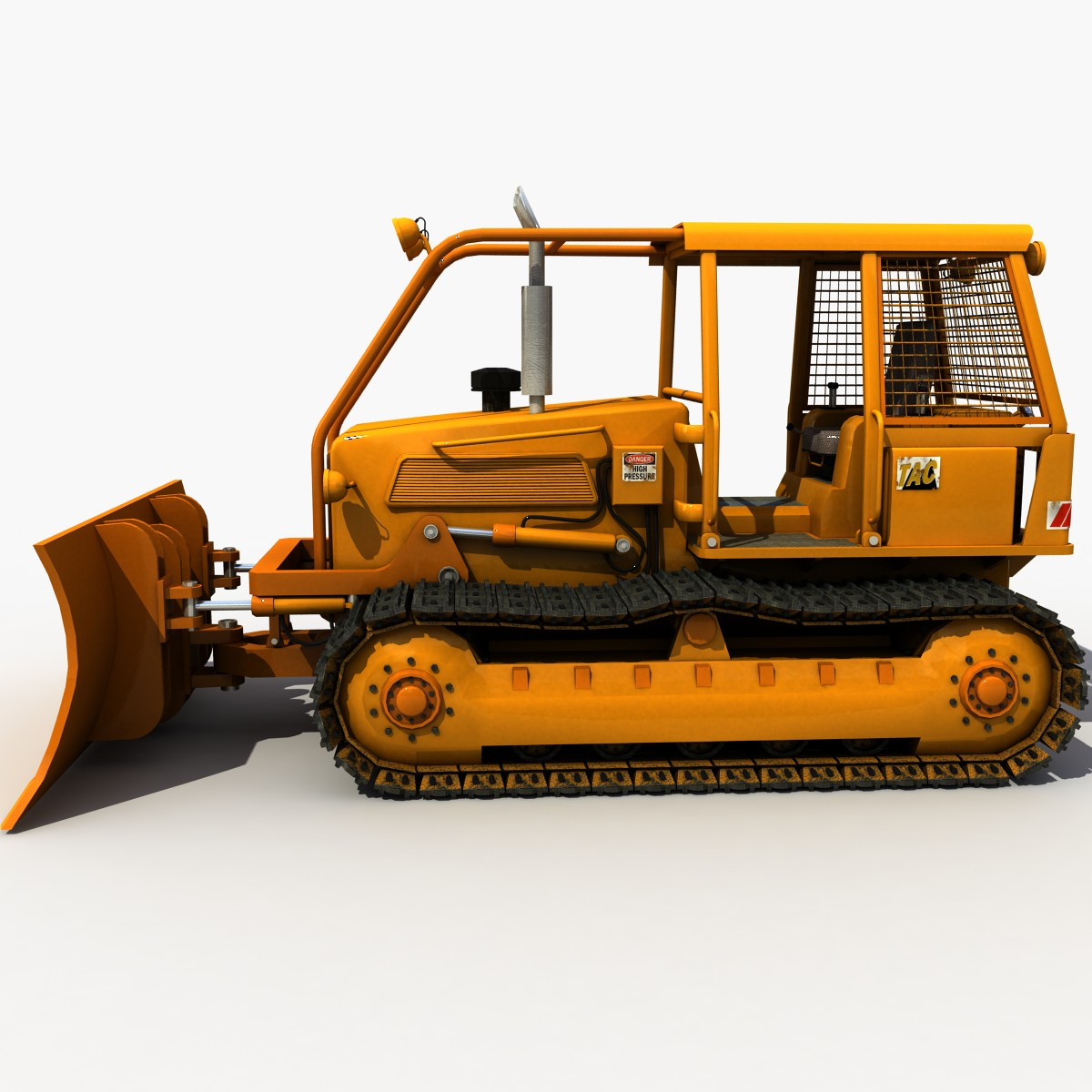 bulldozer dozer 3d model