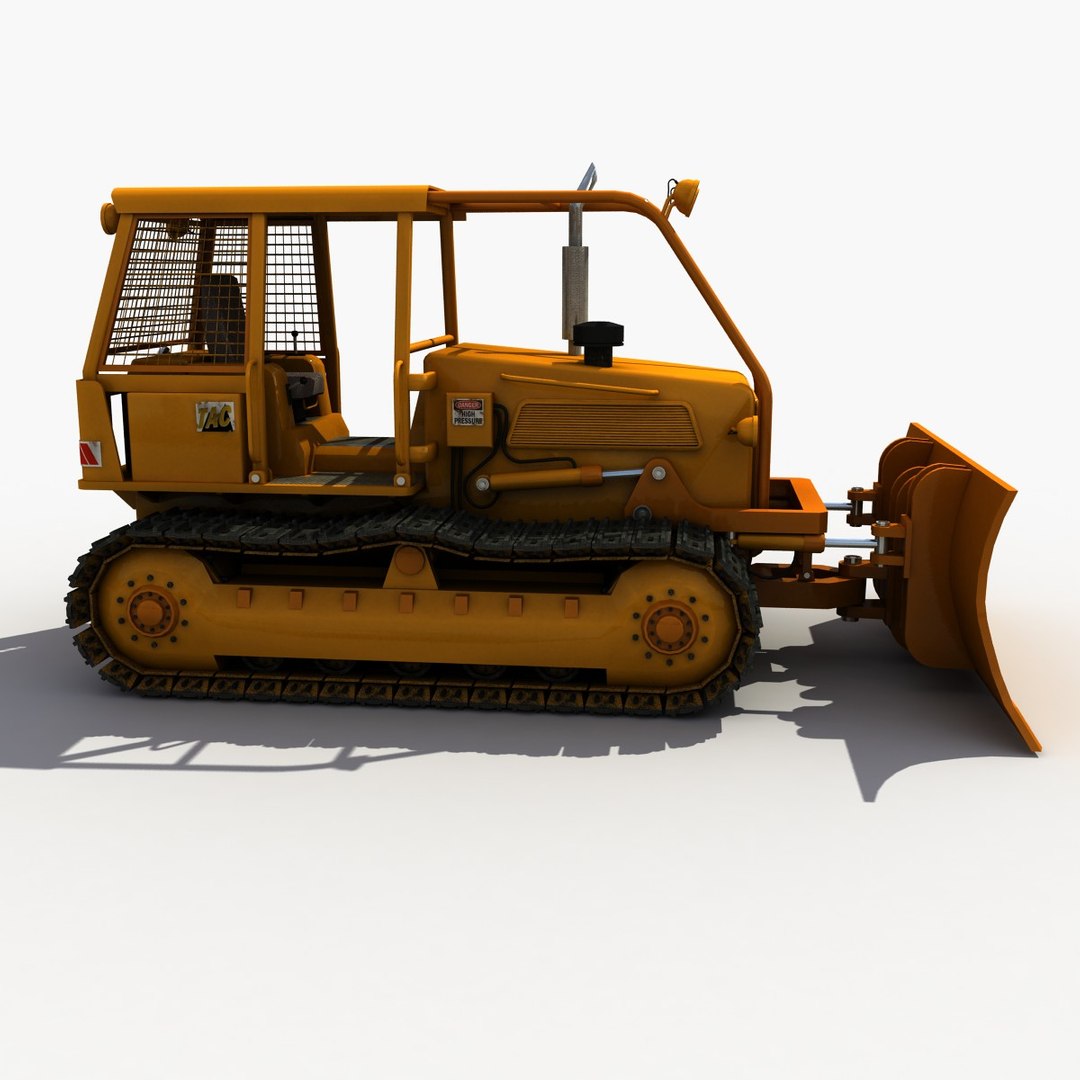 Bulldozer Dozer 3d Model