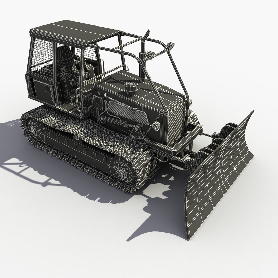 Bulldozer Dozer 3d Model