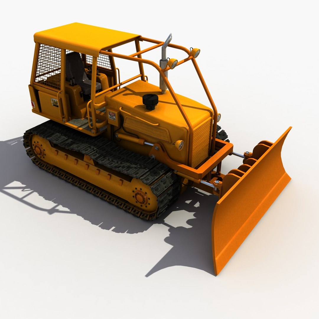 Bulldozer Dozer 3d Model