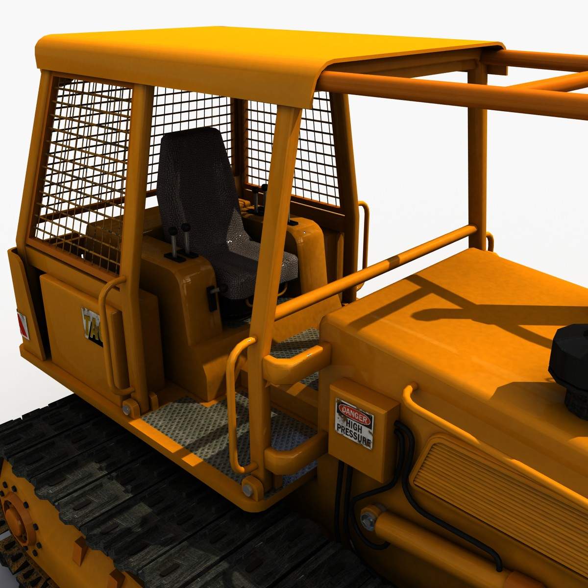 bulldozer dozer 3d model