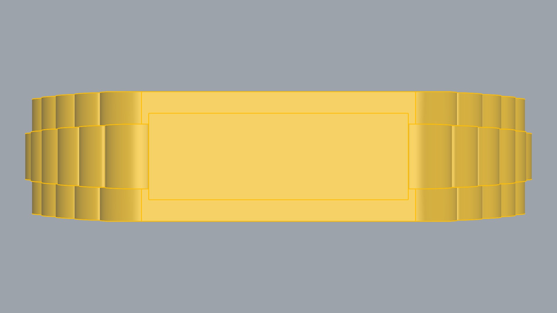 Classic Rectangular Signet Ring JDBCo 3D Model - TurboSquid 2341421