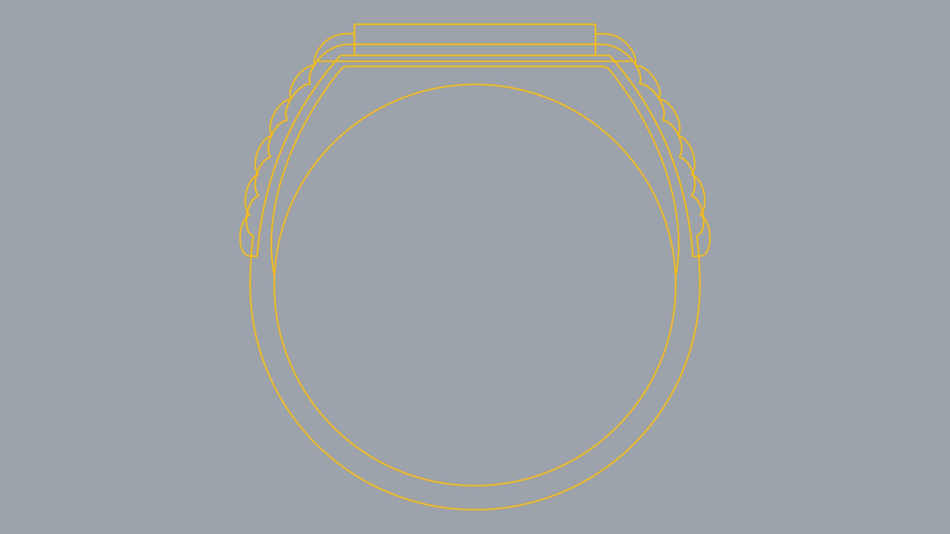 Classic Rectangular Signet Ring JDBCo 3D Model - TurboSquid 2341421