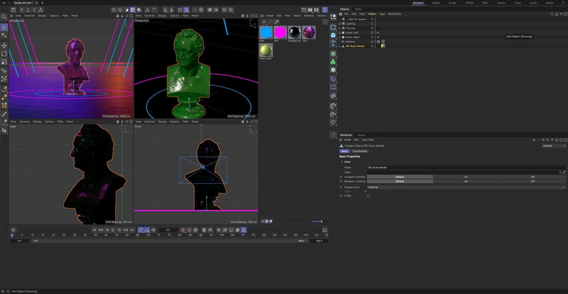 Project Scene Files Scene Studio Environments X 10 3D Model ...