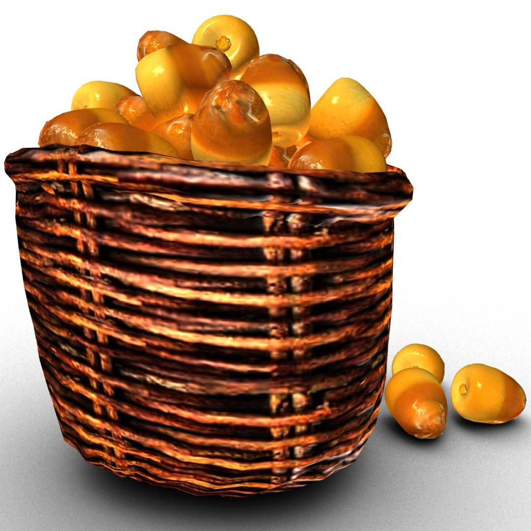 Dates Half Ripe 3D Model - TurboSquid 1485941