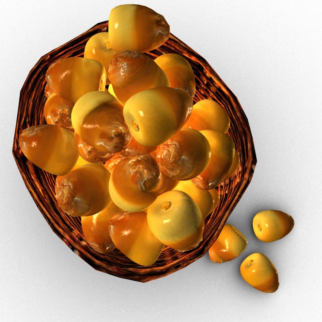 Dates Half Ripe 3D Model - TurboSquid 1485941